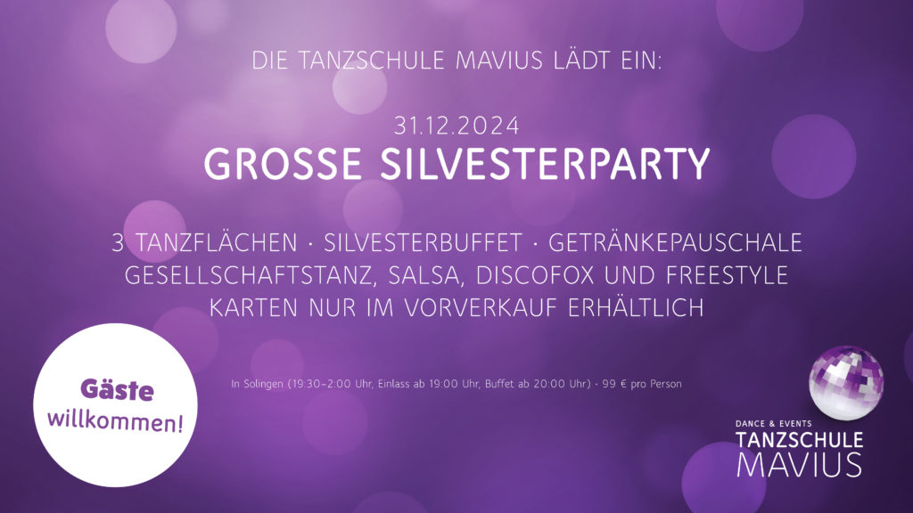 Tanzschule Mavius - In Solingen, Wermelskirchen und Meerbusch